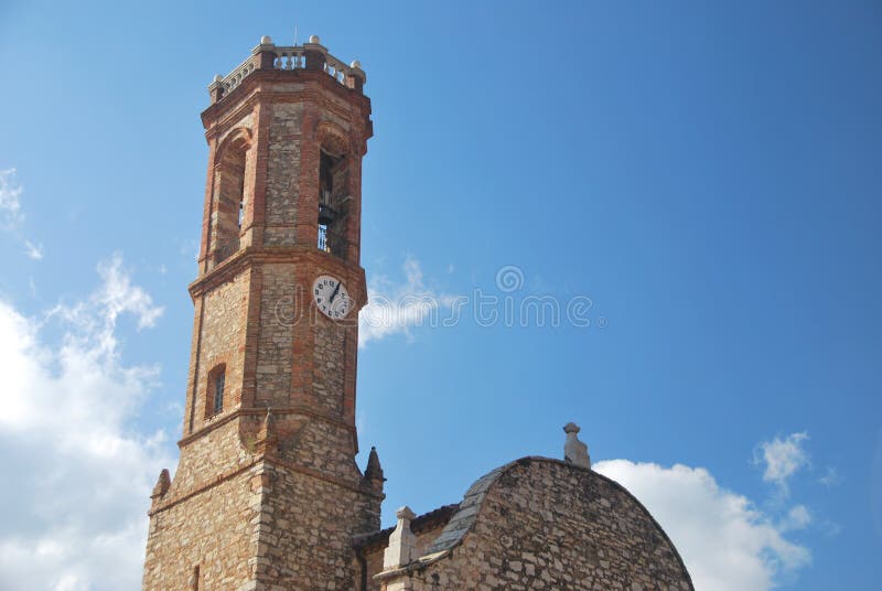El Bruc s church stock image. Image of blue, edifice - 22196969