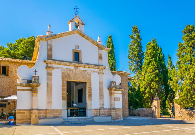 El Calvari Chapel at Pollenca, Mallorca, Spain Editorial Stock Image ...