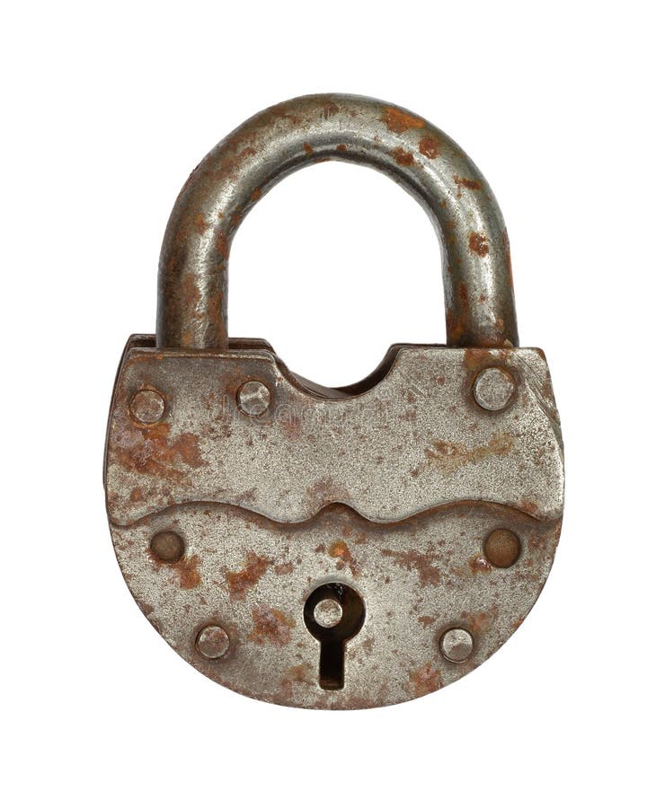 El candado grande viejo imagen de archivo. Imagen de clave - 52450059