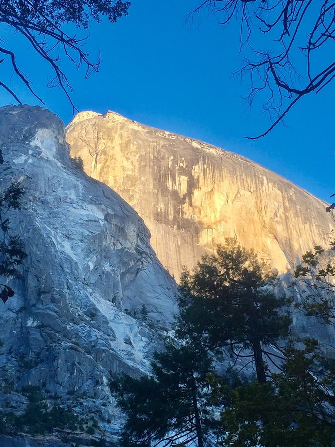 El Capitan stock image. Image of shines, face, sunset - 128702959