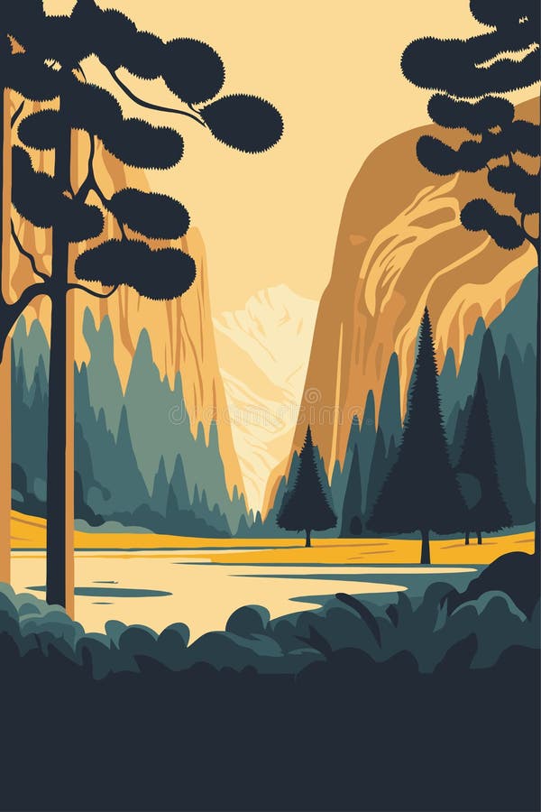 El Capitan Yosemite National Park Stock Illustrations 35 El Capitan