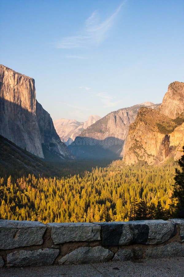 El Capitan Yosemite View from Top Stock Image - Image of mountain ...