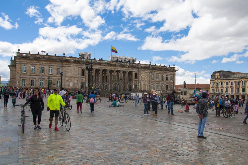 Capitolio Nacional, Bogotá, Colombia Foto de archivo - Imagen de ...