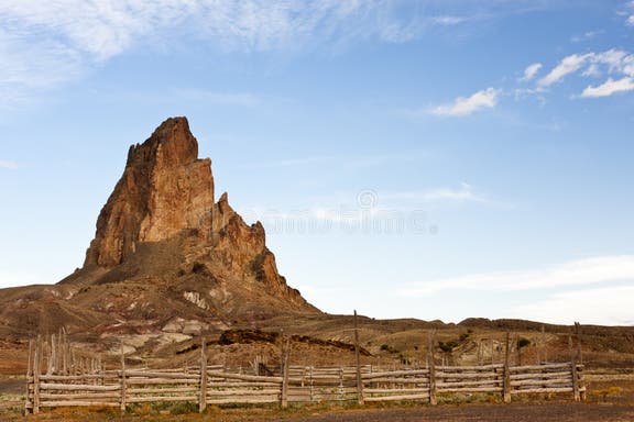 El Captain. Ancient Extinct Volcano in Arizona Stock Photo - Image of ...