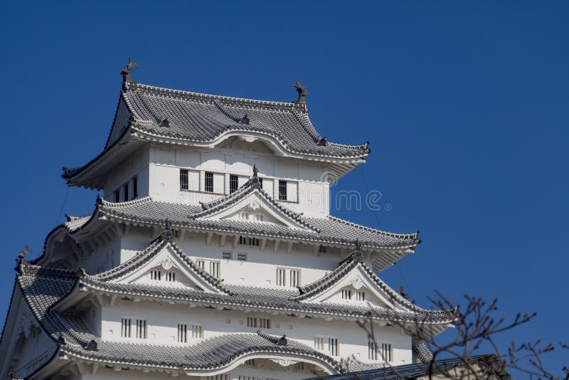 El Castillo Blanco De La Garza - Himeji Foto de archivo - Imagen de ...