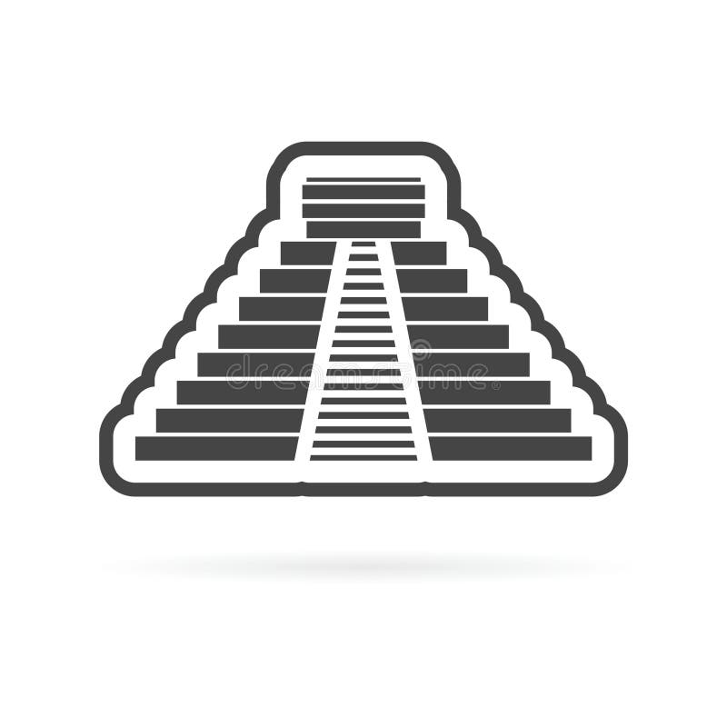 Pyramid El Castillo Drawing Stock Illustrations – 30 Pyramid El ...