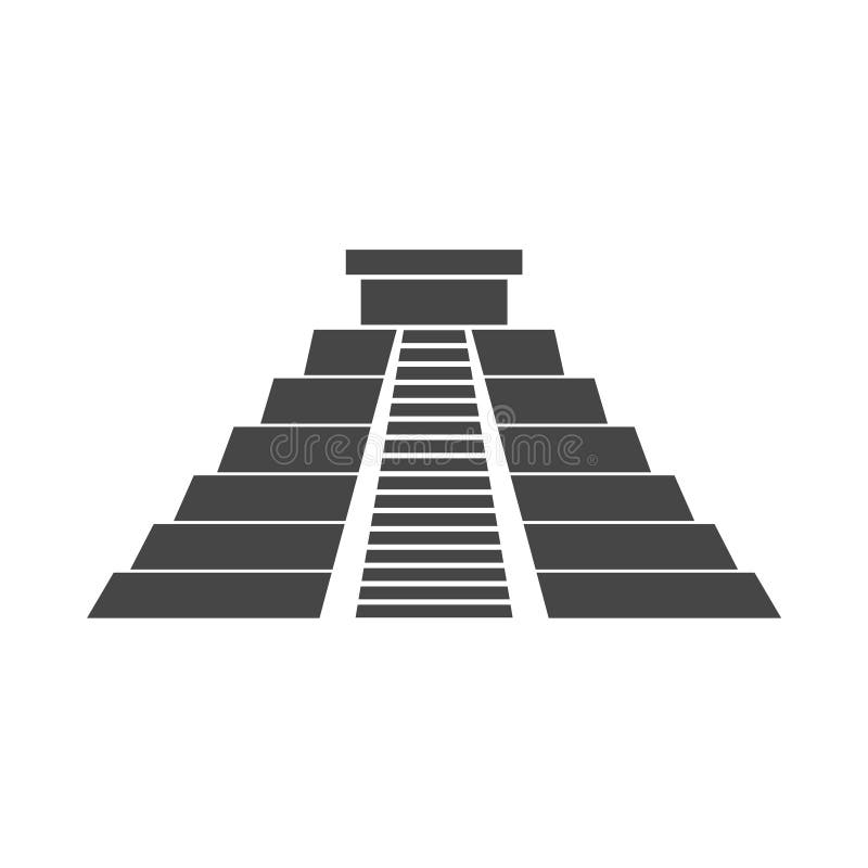Pyramid El Castillo Drawing Stock Illustrations – 55 Pyramid El ...