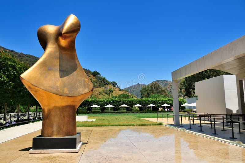 El Centro Getty En Los Ángeles, California Imagen editorial - Imagen de ...