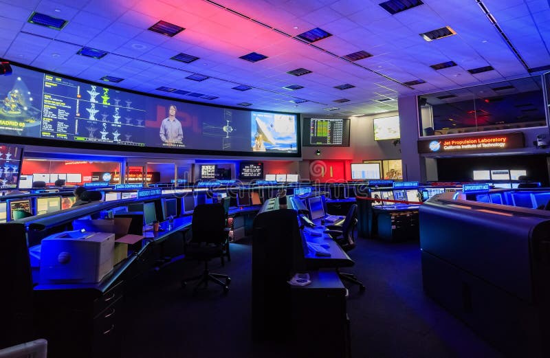 El Centro De Mando De La NASA Foto editorial - Imagen de famoso ...