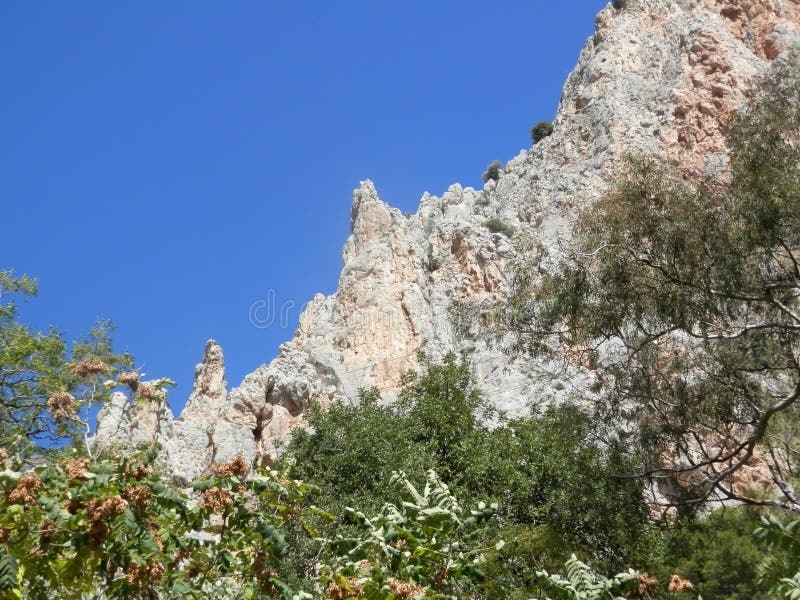 El Chorro rock stock photo. Image of lifeless, blue, desolate - 49783132