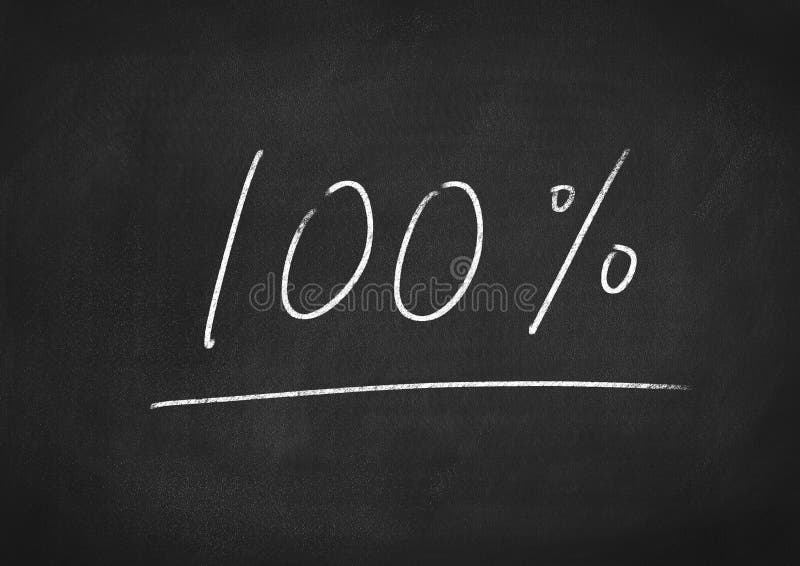 El 100 Cientos Por Ciento, Color Verde Foto de archivo - Imagen de ...