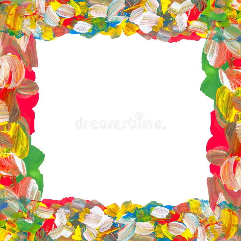 El color pinta el marco stock de ilustración. Ilustración de arte ...