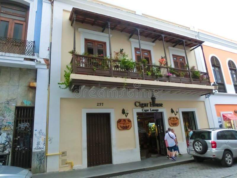El Colorido Edificio De San Juan Puerto Rico Imagen de archivo ...