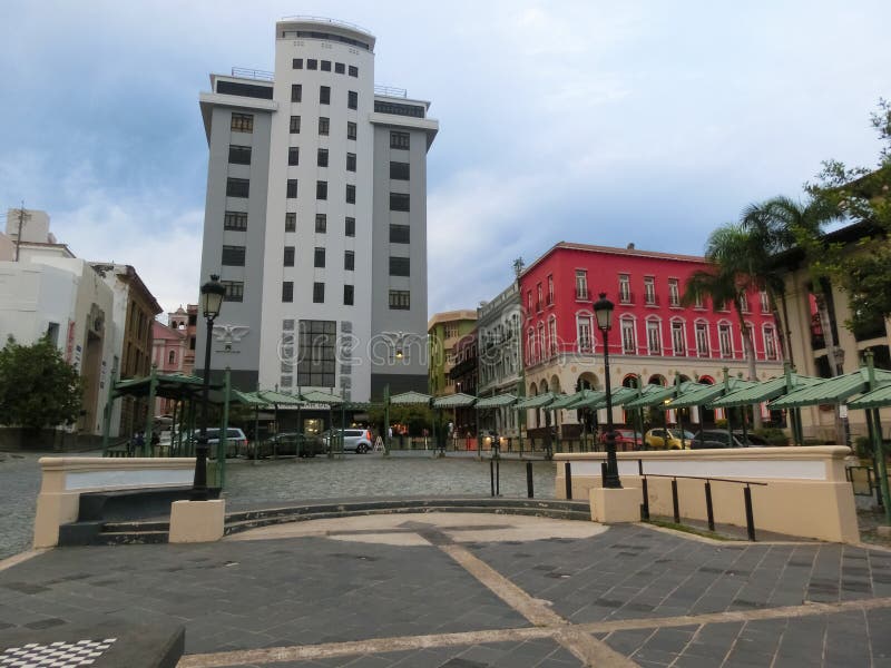 El Colorido Edificio De San Juan Puerto Rico Imagen de archivo ...