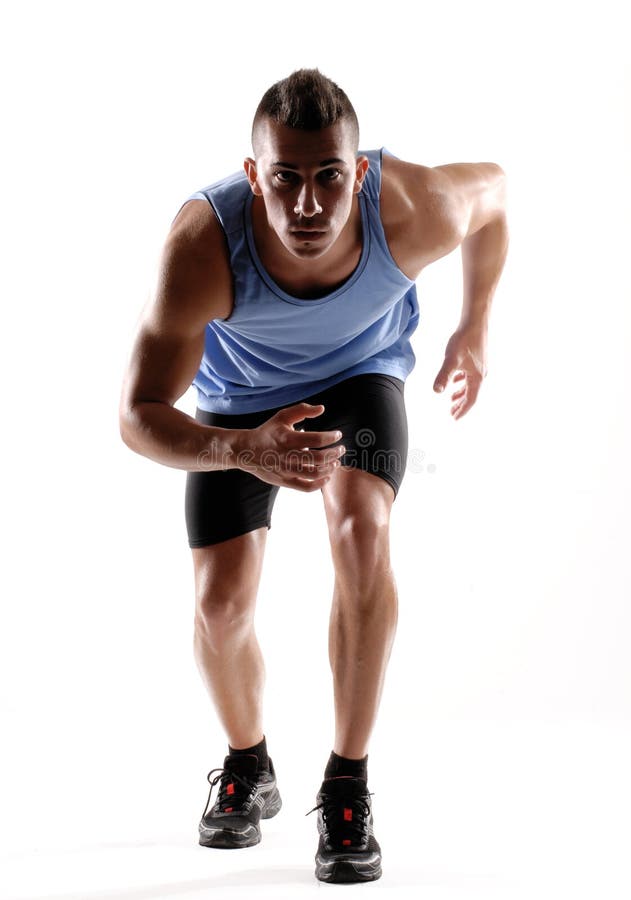 El corredor. foto de archivo. Imagen de entrenamiento - 31047486