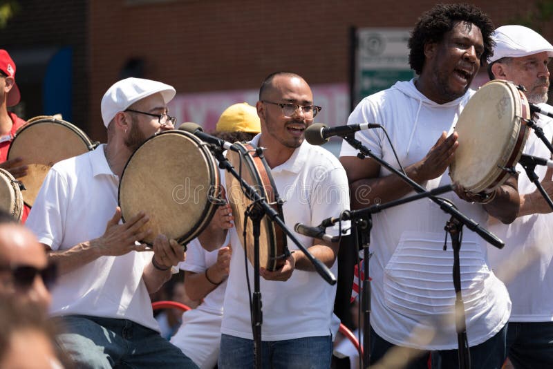 El Desfile De La Gente Puertorriqueña Imagen de archivo editorial ...