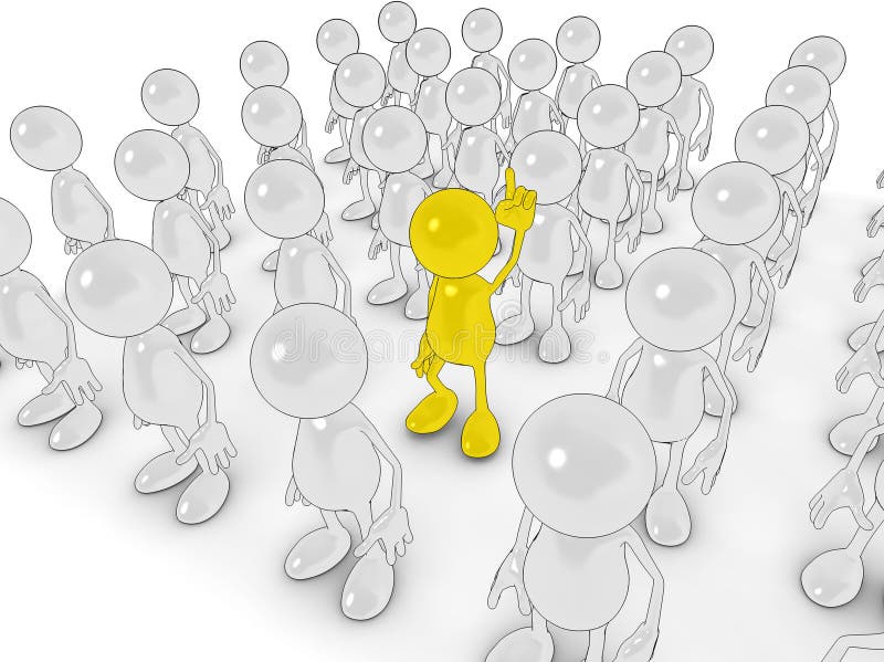 El destacarse stock de ilustración. Ilustración de comunidad - 14630160