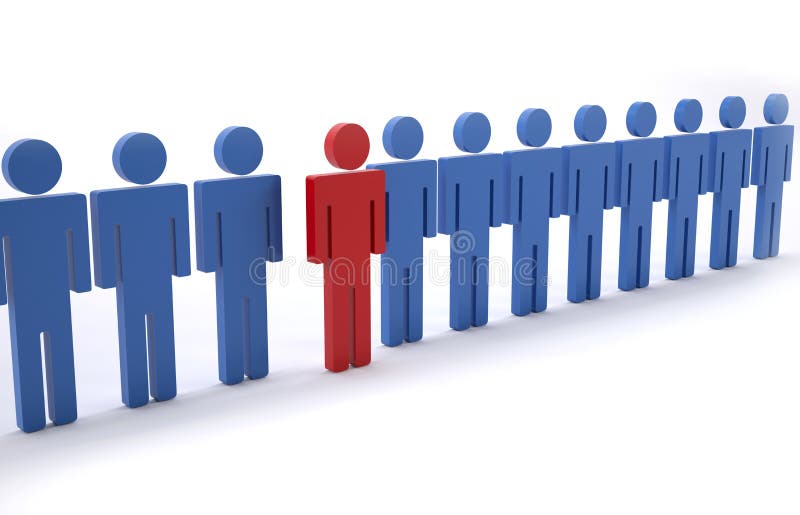 El destacarse stock de ilustración. Ilustración de hombres - 31423971