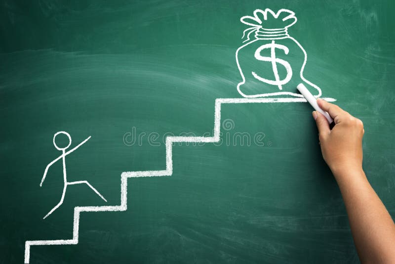 El Dinero Es Una Meta De La Vida Foto de archivo - Imagen de ...