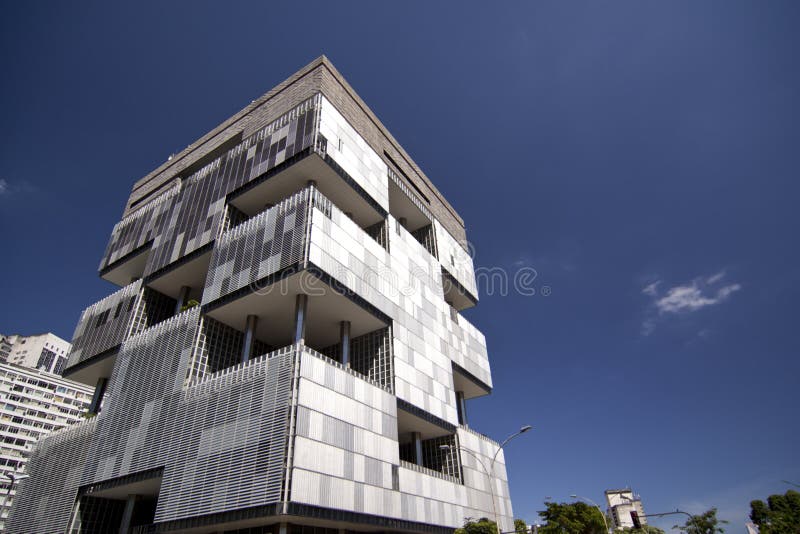 El Edificio Comercial En Rio De Janerio Foto de archivo - Imagen de ...