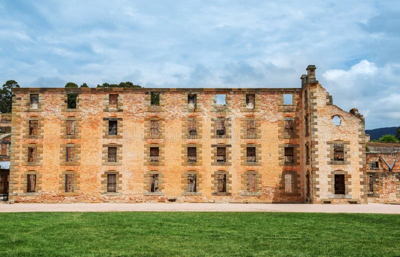 El Edificio De La Cárcel En El Port Arthur En Tasmania, Australia ...