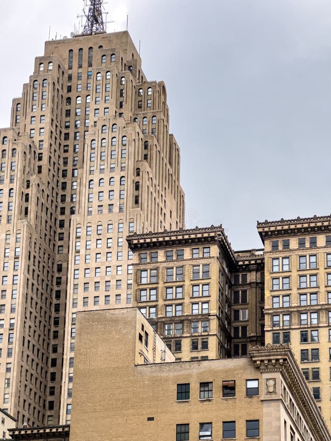 El Edificio De Pescadores De Detroit Detroit Michigan June 10 2023 ...