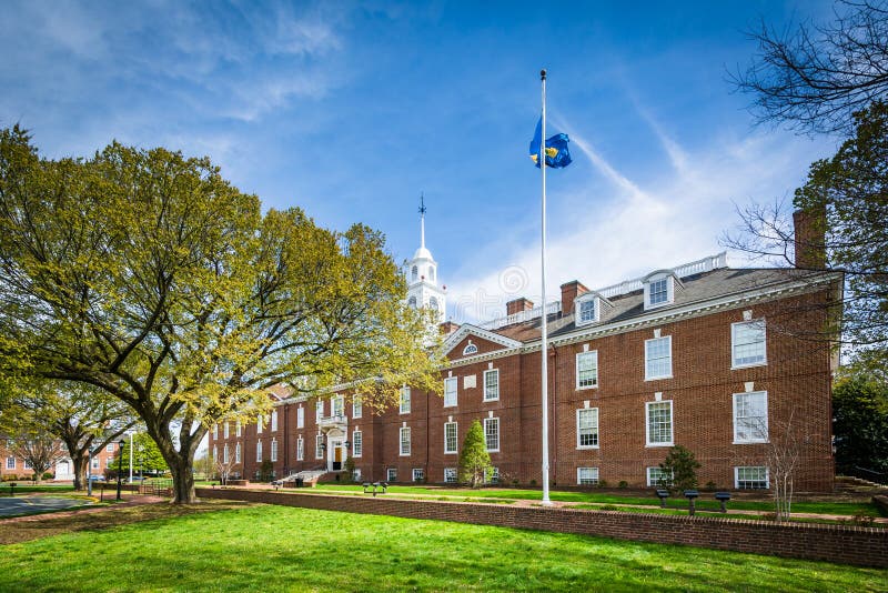 El Edificio Del Capitolio Del Estado De Delaware En Dover, Delaware ...