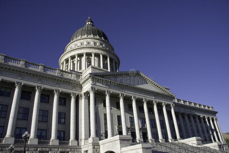 El Edificio Del Capitolio Del Estado De Utah Imagen de archivo - Imagen ...