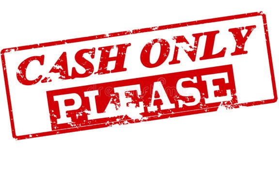 El Efectivo Satisface Solamente Stock de ilustración - Ilustración de ...