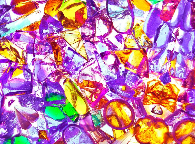 El Ejemplo Abstracto Del Vidrio Coloreado Transparente Imagen de ...