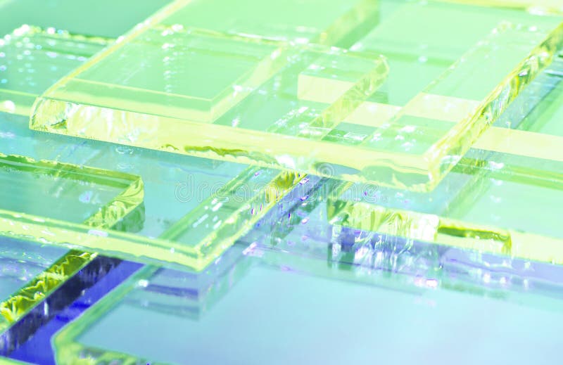 El Ejemplo Abstracto Del Vidrio Coloreado Transparente Foto de archivo ...