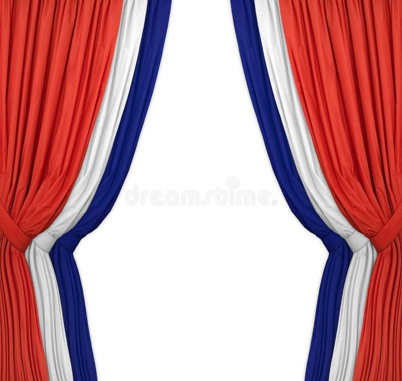 El el blanco rojo y azul foto de archivo. Imagen de escurrimiento - 5335686