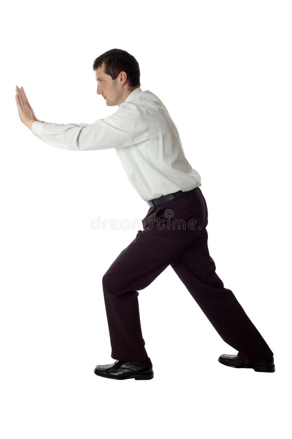 El empujar foto de archivo. Imagen de izquierdo, ajuste - 1894058