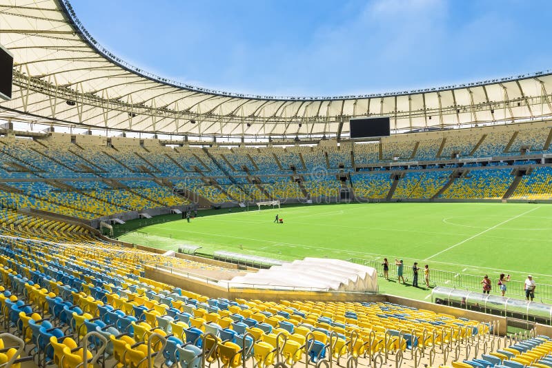 El Estadio De Maracana En Rio De Janeiro Imagen editorial - Imagen de ...