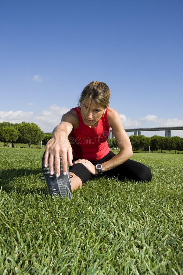 El estirar foto de archivo. Imagen de verde, confianza - 9968804