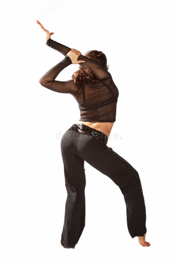 El Estirar De La Mujer Joven Imagen de archivo - Imagen de retroceder ...