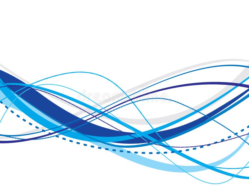 Rayas azules abstractas ilustración del vector. Ilustración de fondo ...