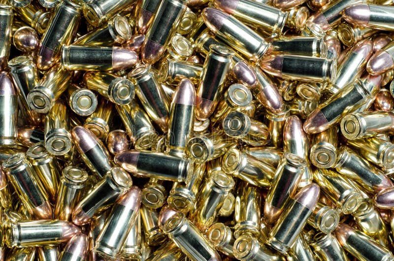 Balas De La Pistola De 9m M Foto de archivo - Imagen de arma, ejército ...