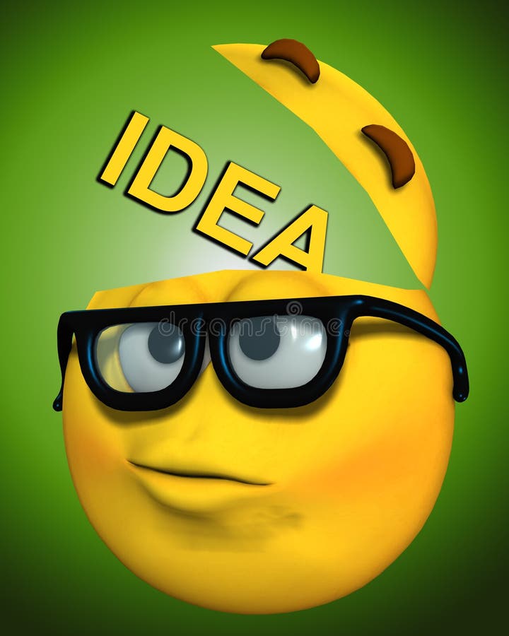 El Friki Con Una Mente Abierta 2 Stock de ilustración - Ilustración de ...