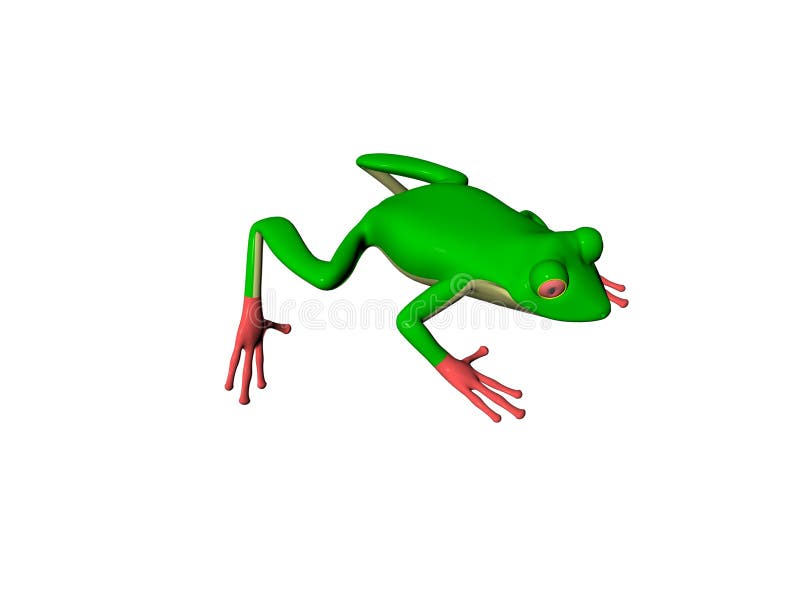 El Frog Three stock illustration. Illustration of princess - 694629