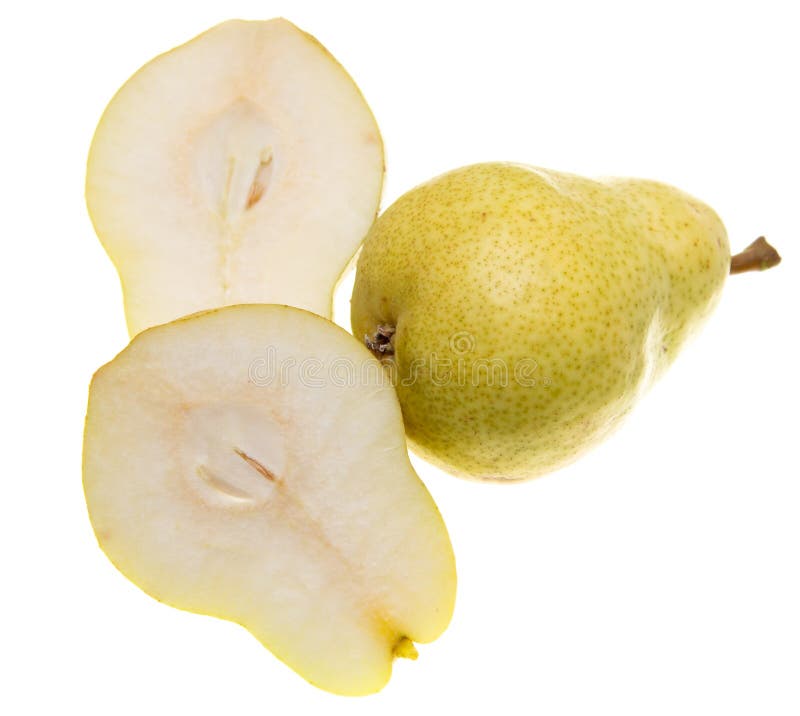 El Fruto De La Pera En Un Fondo Blanco Foto de archivo - Imagen de ...