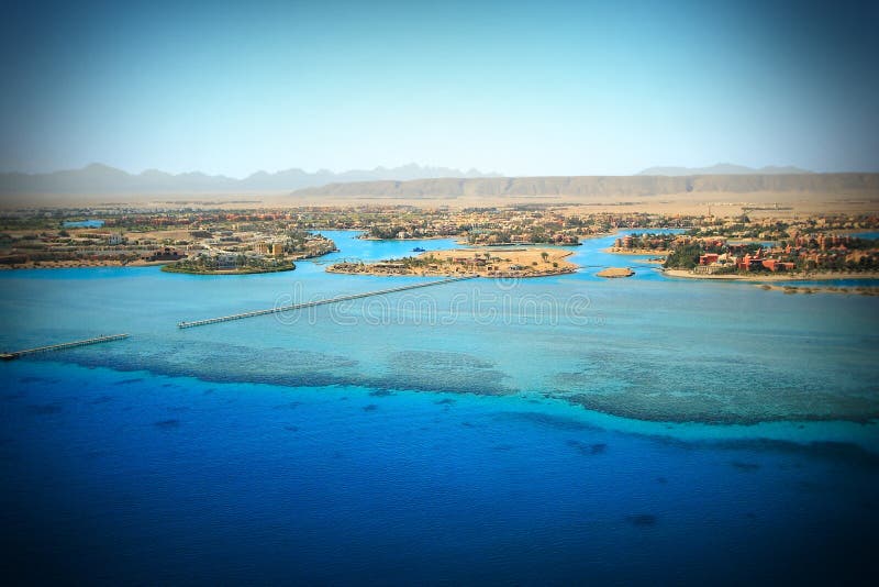 Funky town of El Gouna stock photo. Image of funky, gouna - 14113796