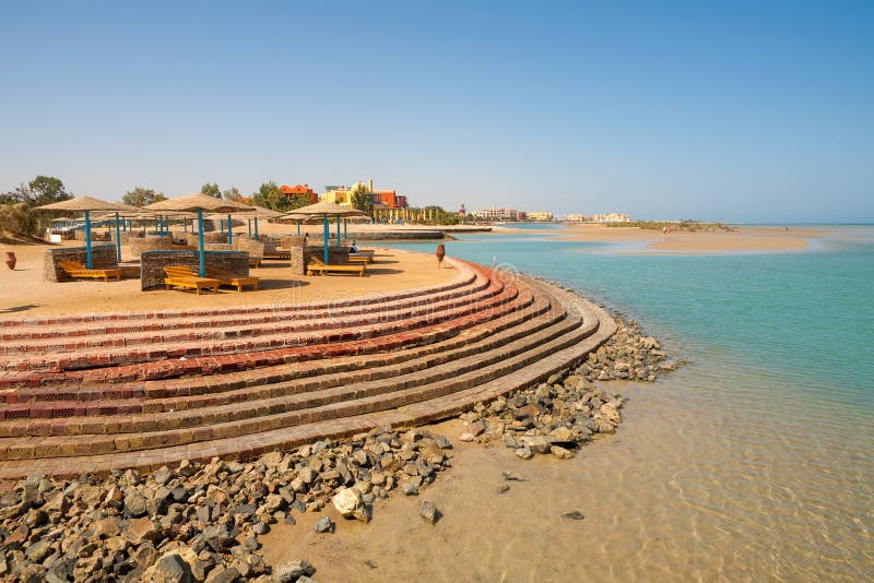 Beach at El Gouna. Egypt stock photo. Image of shore - 34895014