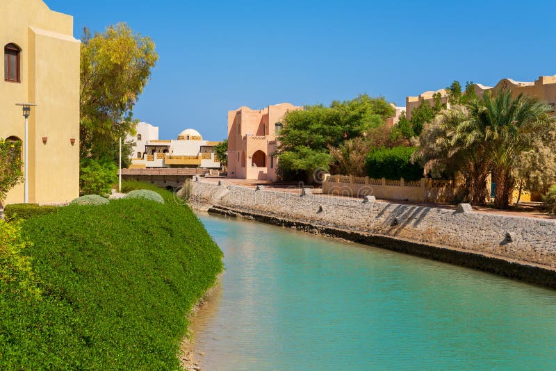 El Gouna. Egypt stock image. Image of architecture, resort - 38081813