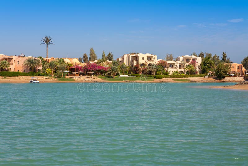 Beach at El Gouna. Egypt stock photo. Image of shore - 34895014
