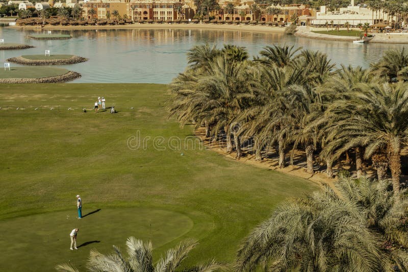El Gouna Golf Club editorial photography. Image of golfing - 368270507