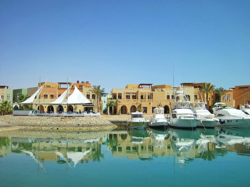 New Marina, El Gouna, Red Sea, Egypt Stock Photo - Image of ...