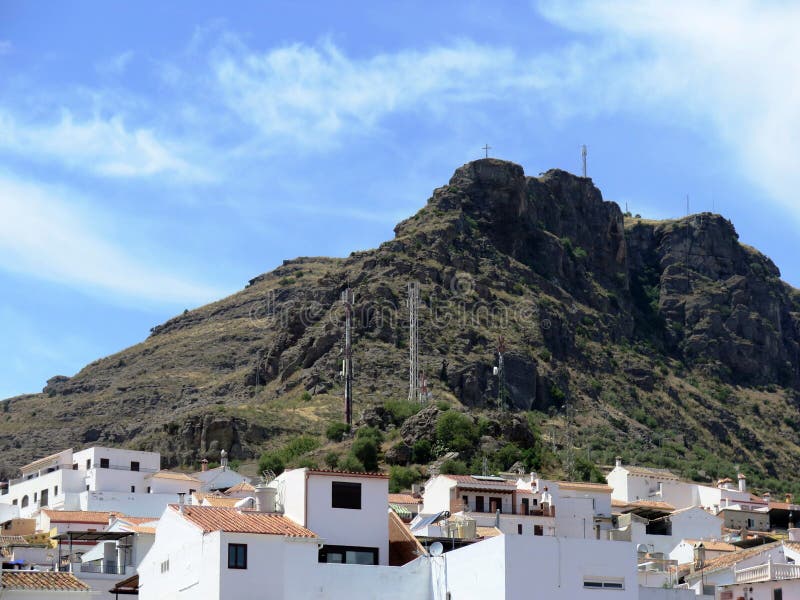 El Hacho stock photo. Image of roofs, town, travel, nature - 54796608