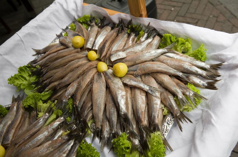 El haring holandés foto de archivo. Imagen de crudo, rebanado - 30986416