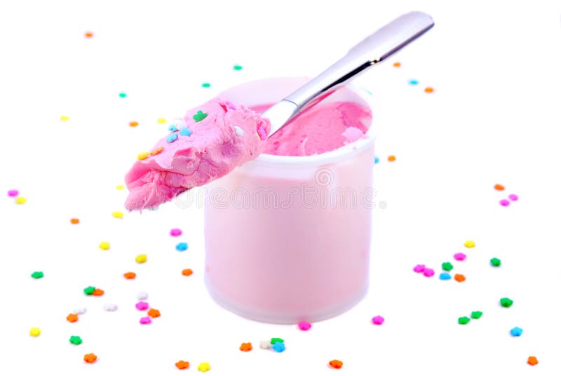 El helar de la fresa foto de archivo. Imagen de aislamiento - 8697128